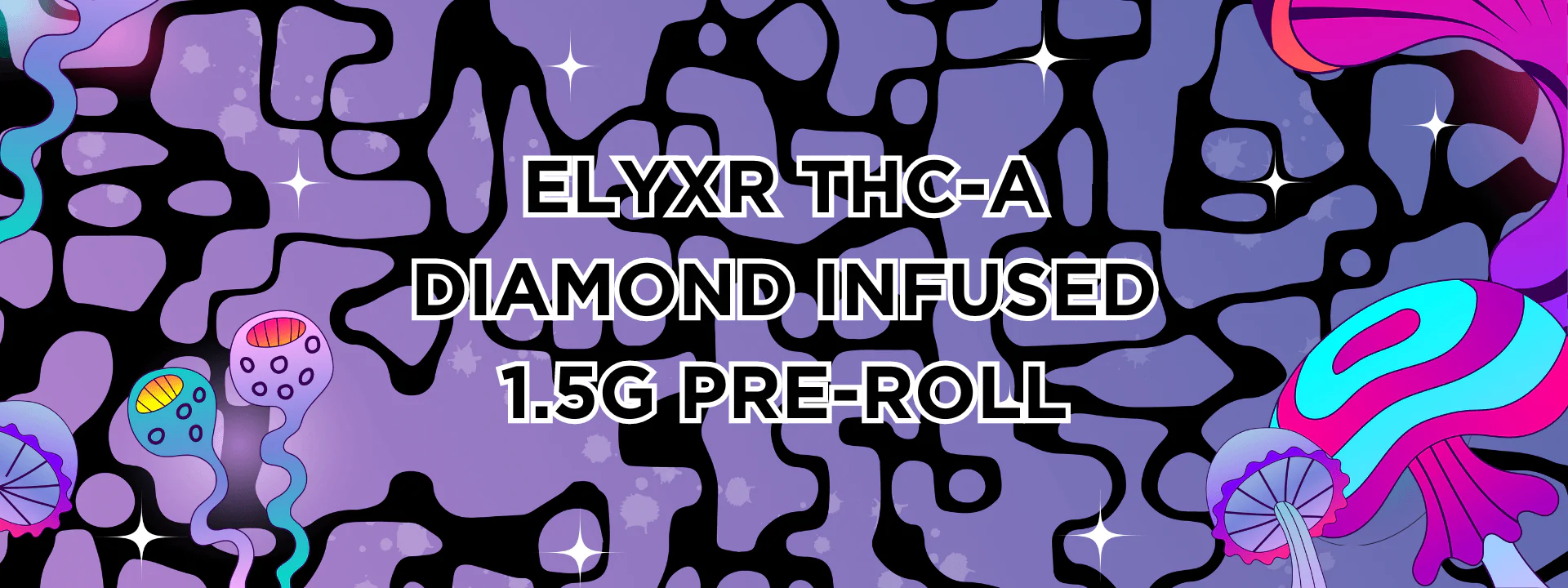 1.5 Gram THC-A Diamond Infused Pre-Roll - Elyxr