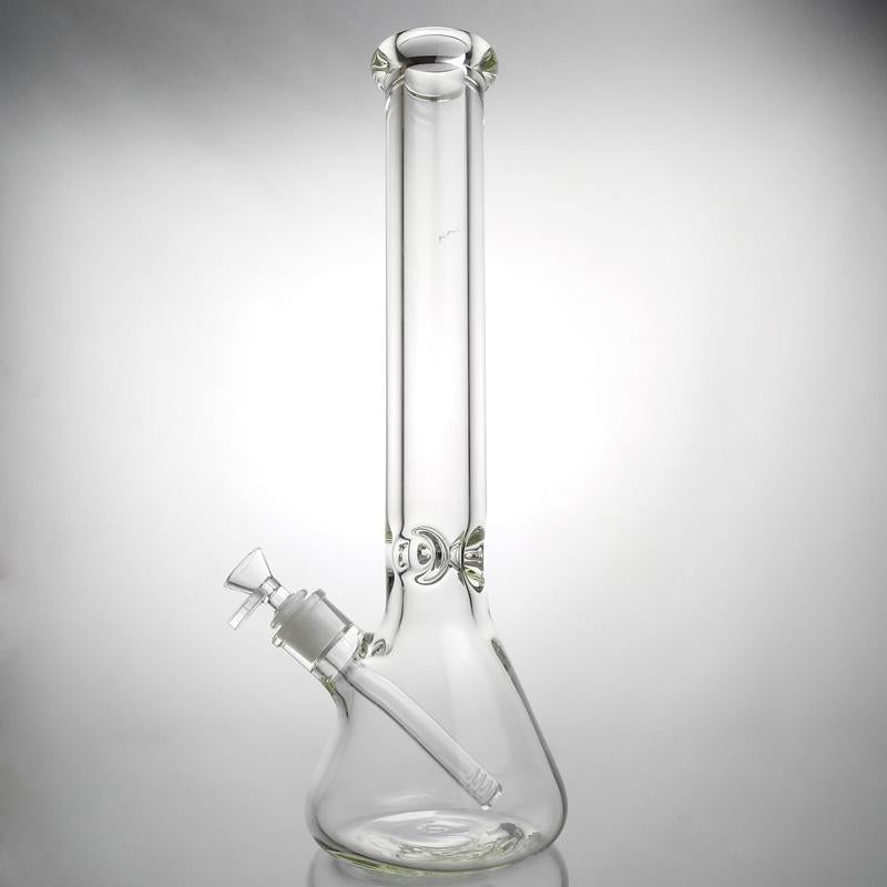 18" Trilla Beaker Clear Glass Water Pipe - Elyxr