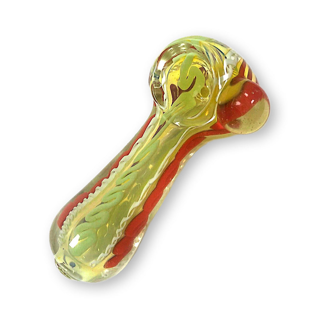 Shop 4" Swirled Glass Hand Pipe Assorted Colors at Elyxr
