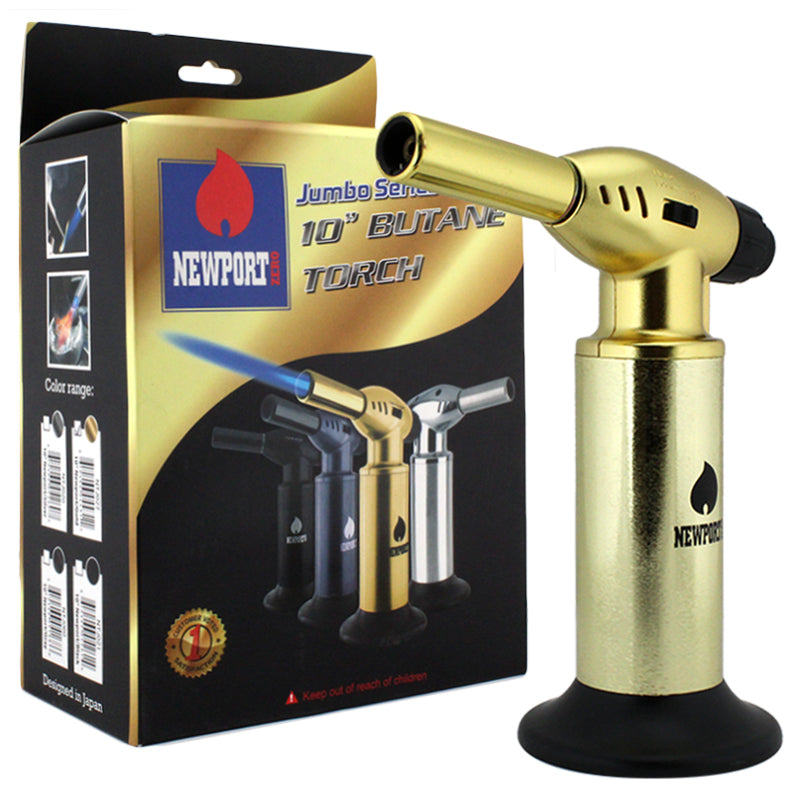 Newport Zero Gold Jumbo 10" Torch | ELYXR