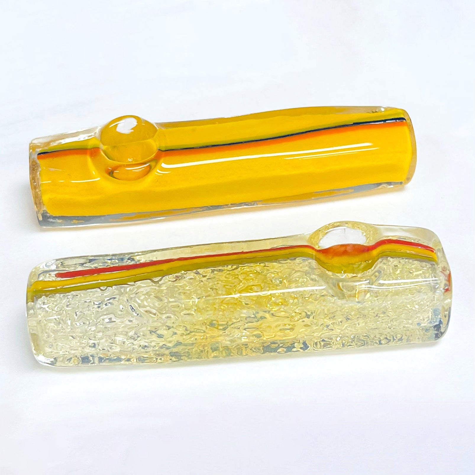 4.5" Box Steamroller - Glass Hand Pipe (Assorted Colors) - Elyxr