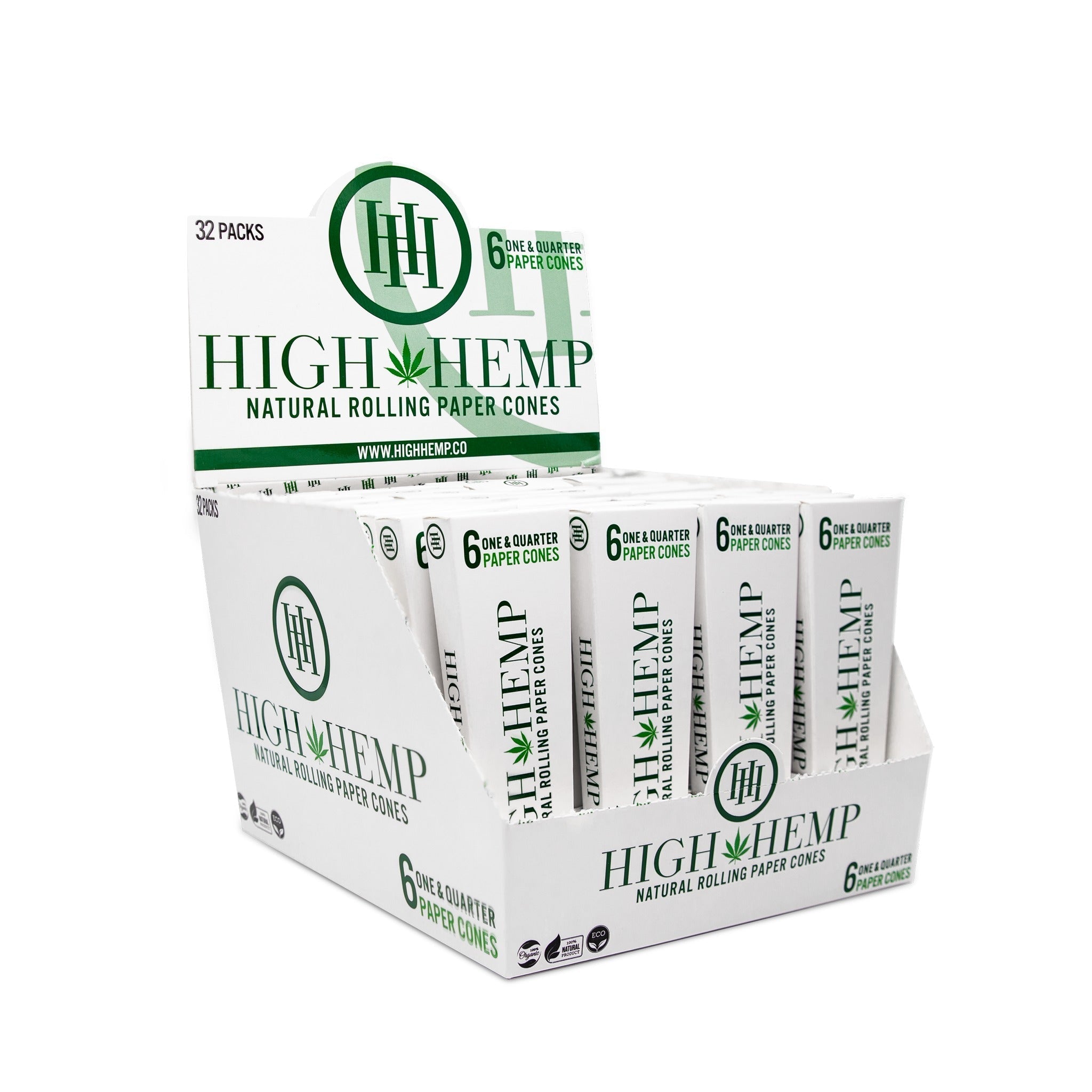 High Hemp 1 1/4" Pre-Rolled Cones | ELYXR