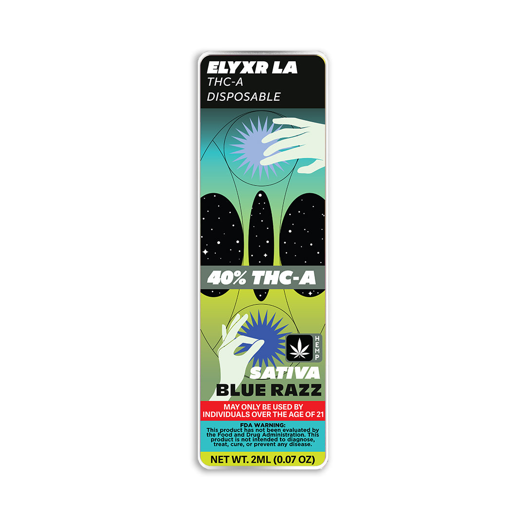 Live Resin THC-A Disposable 2 Grams (2000mg) - Elyxr