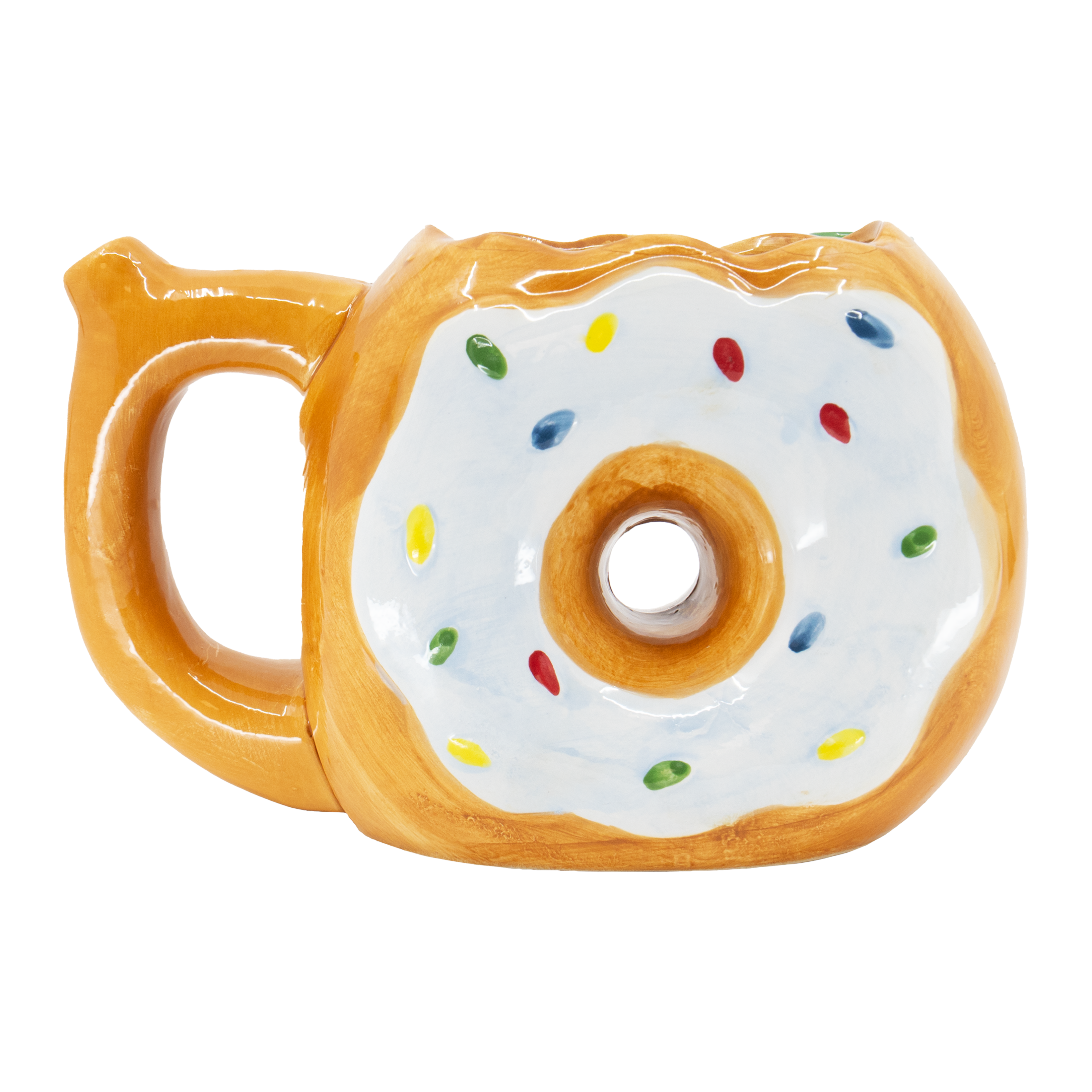 Donut Mug Bong – Ceramic Coffee Mug Bong with Sprinkles