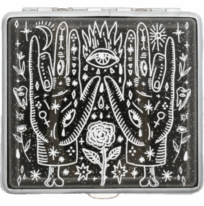 Sun Mudra Joint Case - Black Ritual Stash Box by Cannabitches