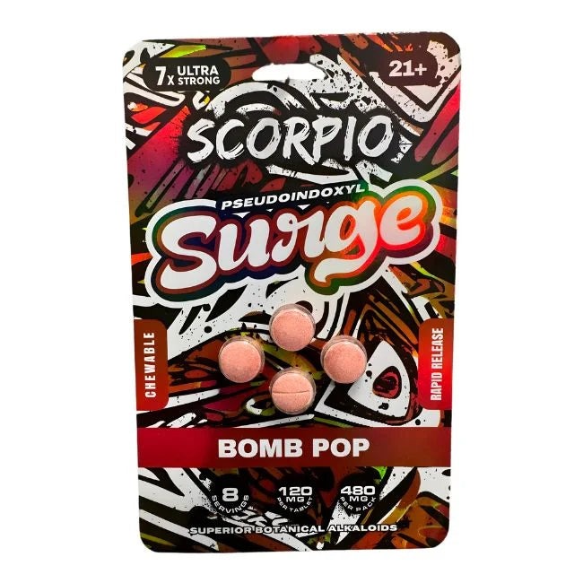 Buy Scorpio Pseudo Surge Tablets (480mg - 4 Count) | Elyxr